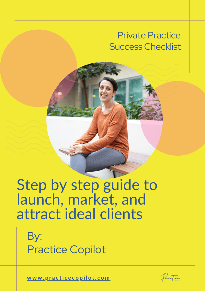 Practice Copilot | Private Practice Startup Consultant